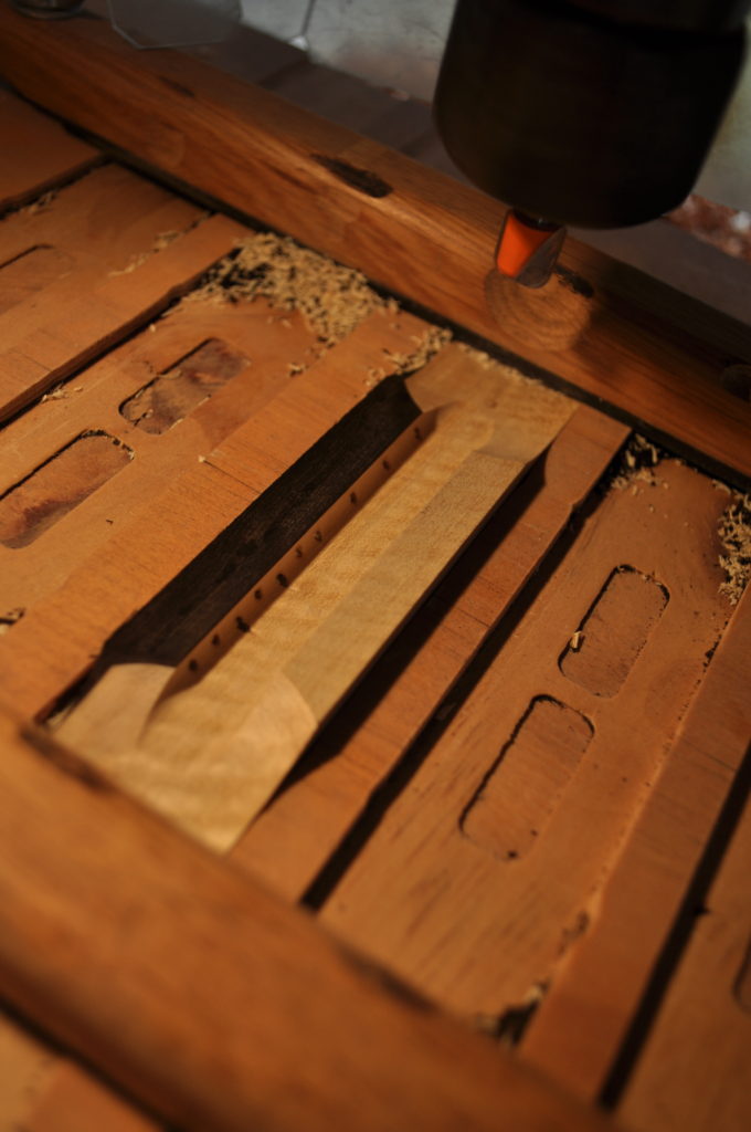 Custom 7 String bridge « Litchfield Guitars